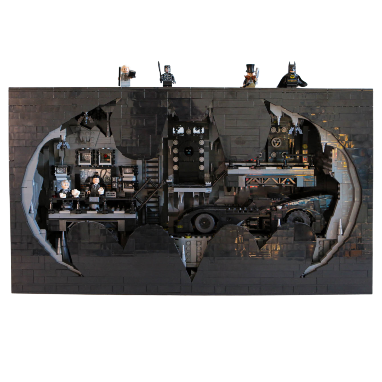 Batcave Shadow Box - Brick Library