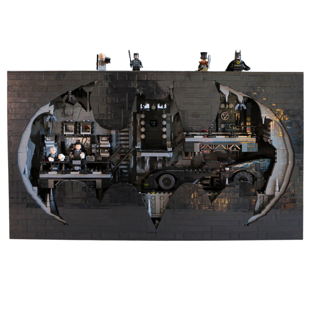 Batcave Shadow Box - Brick Library